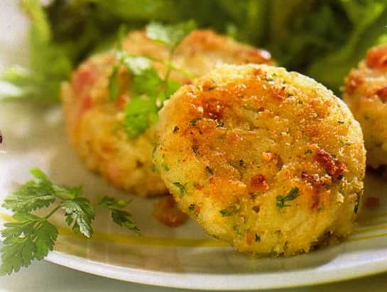 Galettes de riz au comté - LeBabi.net